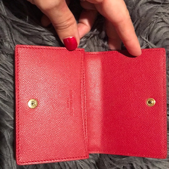 Yves Saint Laurent | Bags | Authentic Ysl Key Pouch In Smooth Leather ...